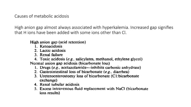 Acid- Base Disorder in Surgery, causes, diagnosis in any surgical ...