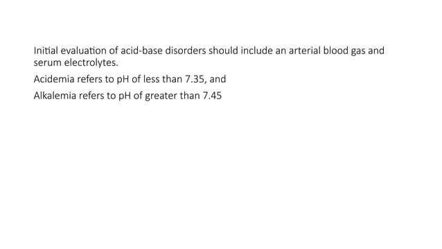 Acid- Base Disorder in Surgery, causes, diagnosis in any surgical ...