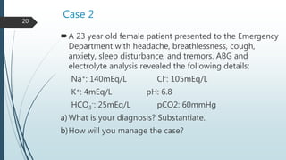 Acid base disorders | PPT