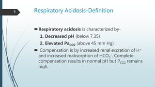 Acid base disorders | PPTX
