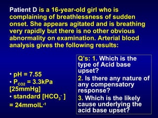 Acid base disorders by Dr. Aslam | PPT