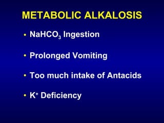 Acid base disorders by Dr. Aslam | PPT