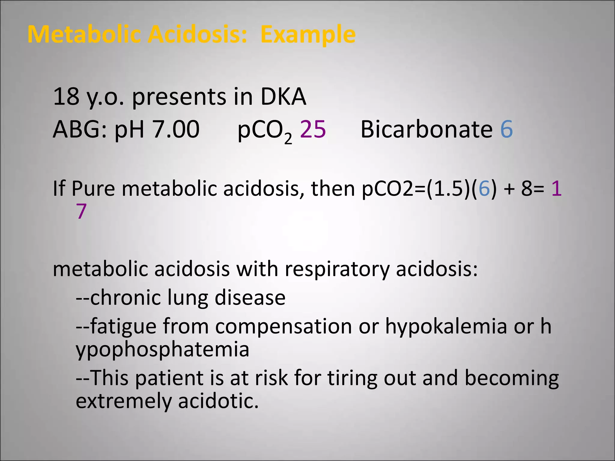 acid-base disorders.pptx | Endocrine and Metabolic Diseases | Diseases ...