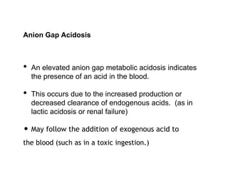 Acid base disorder | PPT