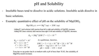 Acid base eqm and solubility equilibrium | PDF