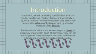 Acid-base equilibria presentation slides | PPTX