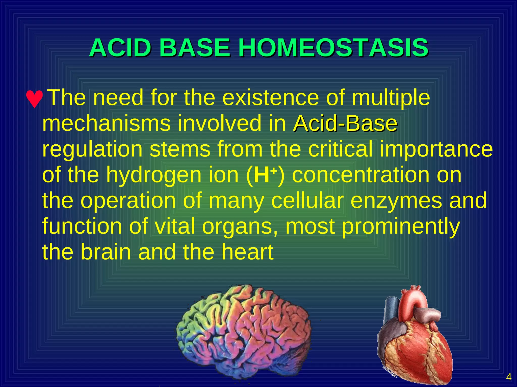 Acid Base Homeostasis | PPT