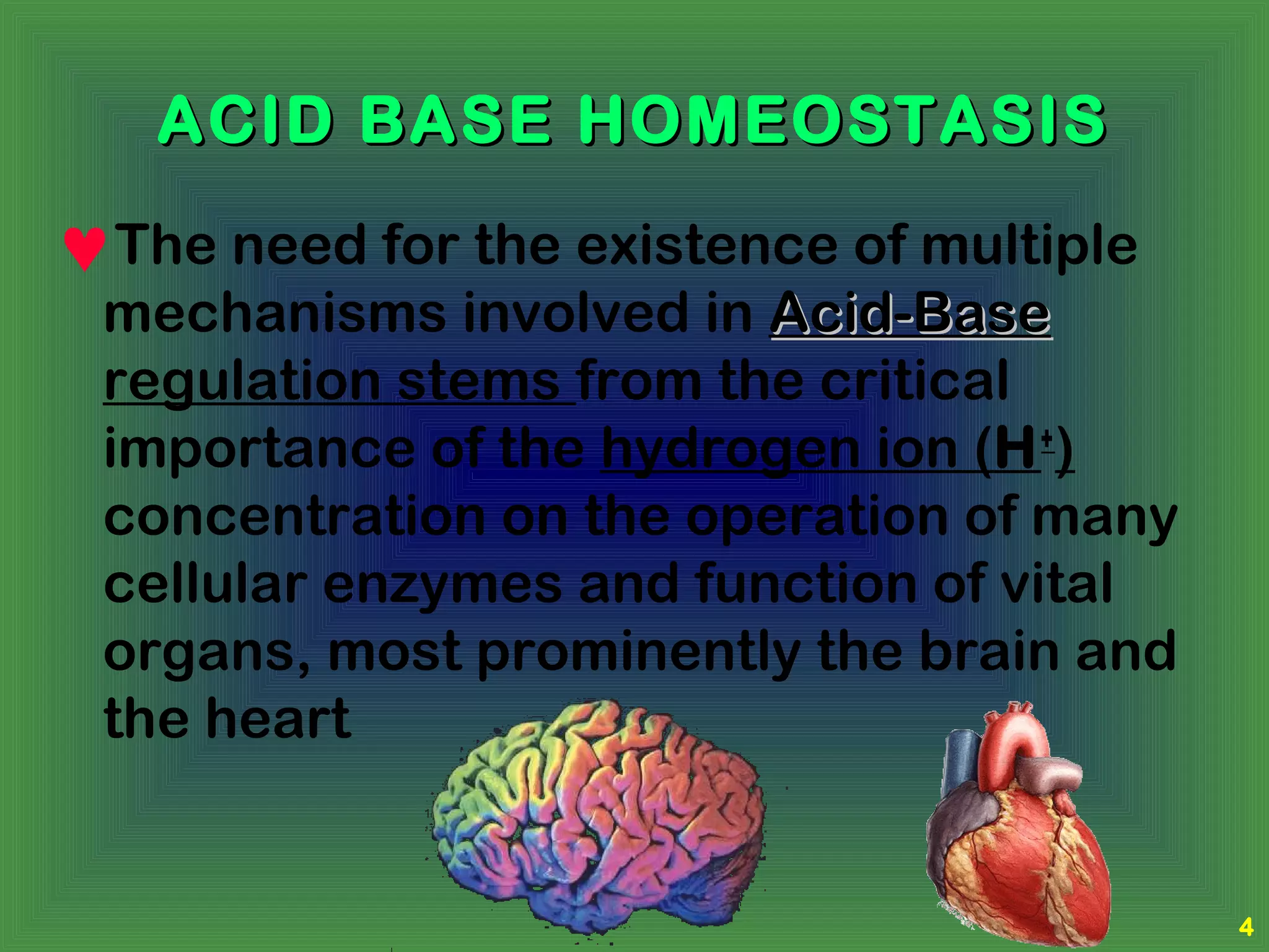 Acid base homeostasis | PPT