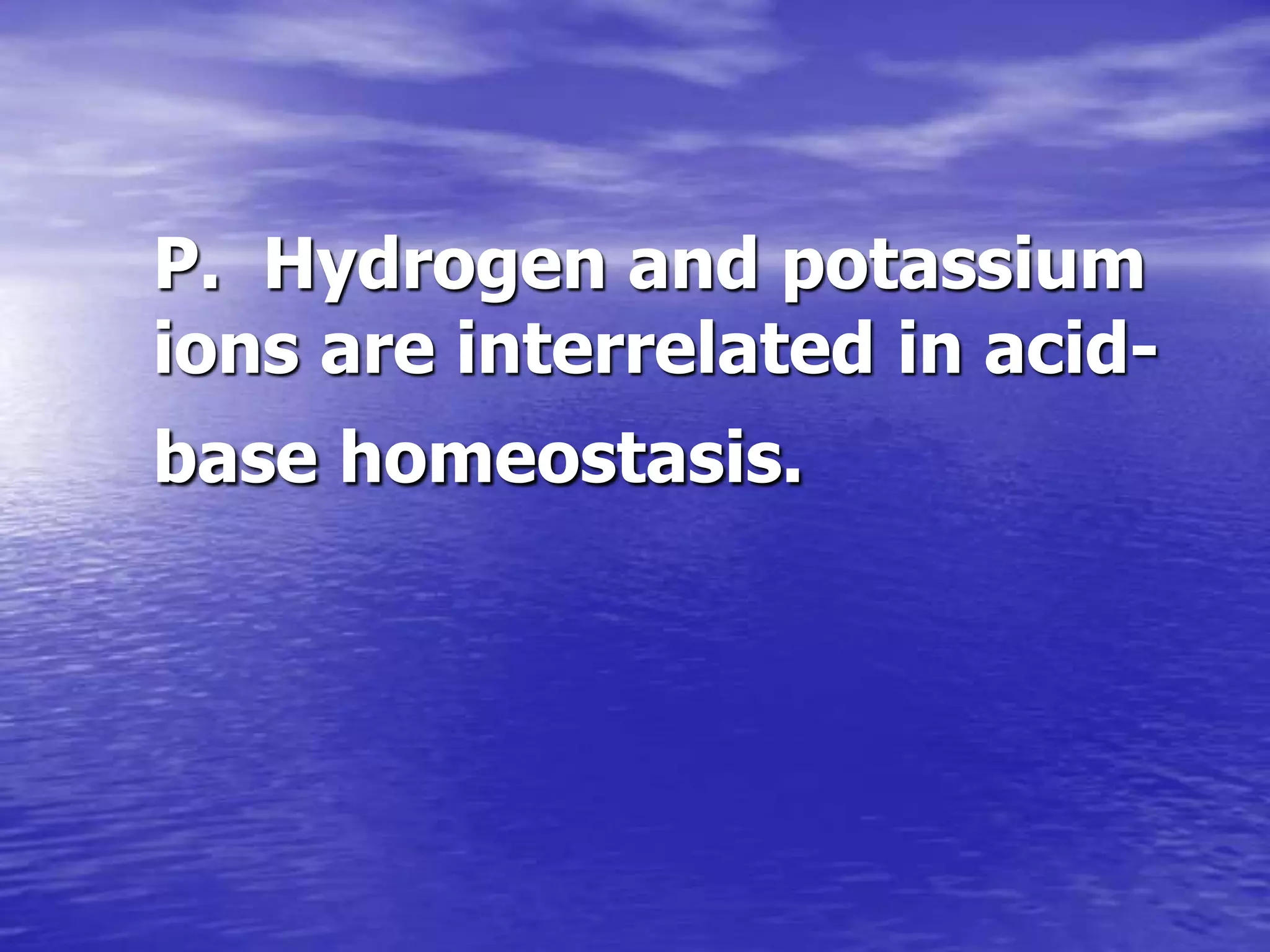Acid base homeostasis | PPT