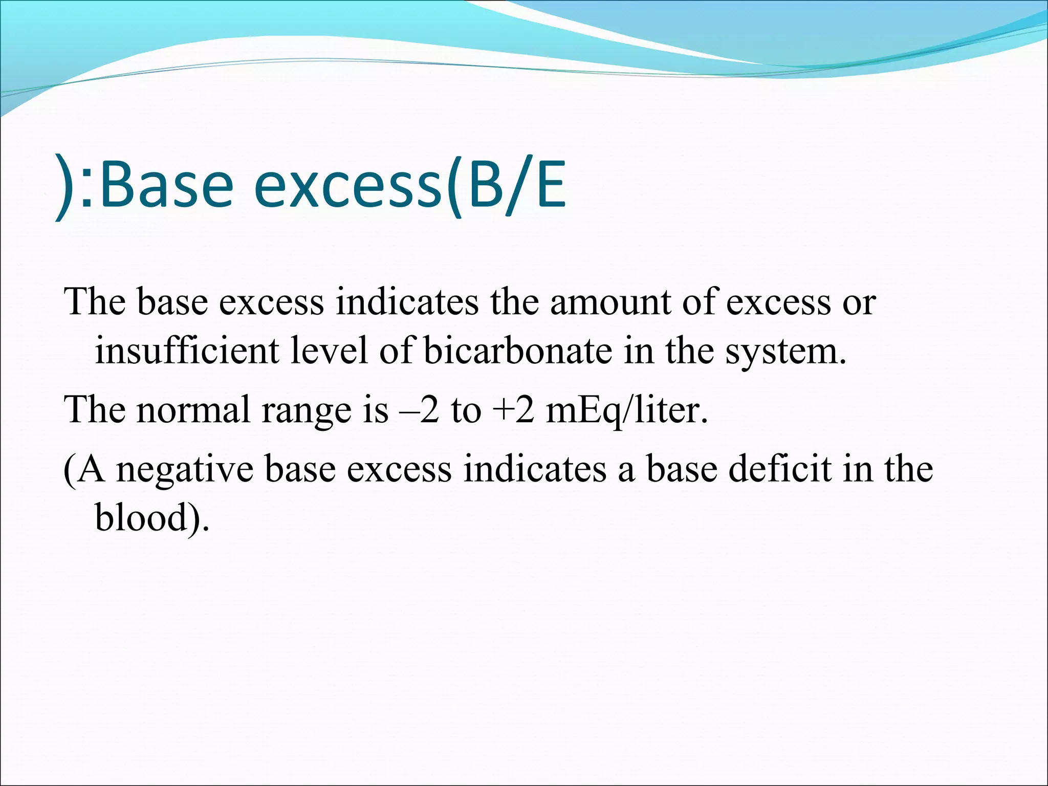 Acid base imbalances 2018 | PPT
