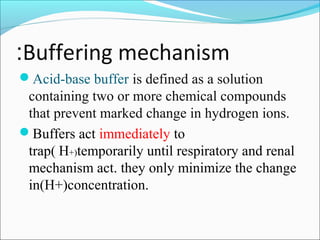 Acid base imbalances 2018 | PPT