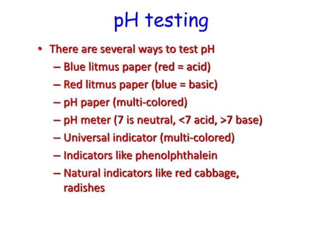 Acid-Base Indicators.ppt | Chemistry | Science
