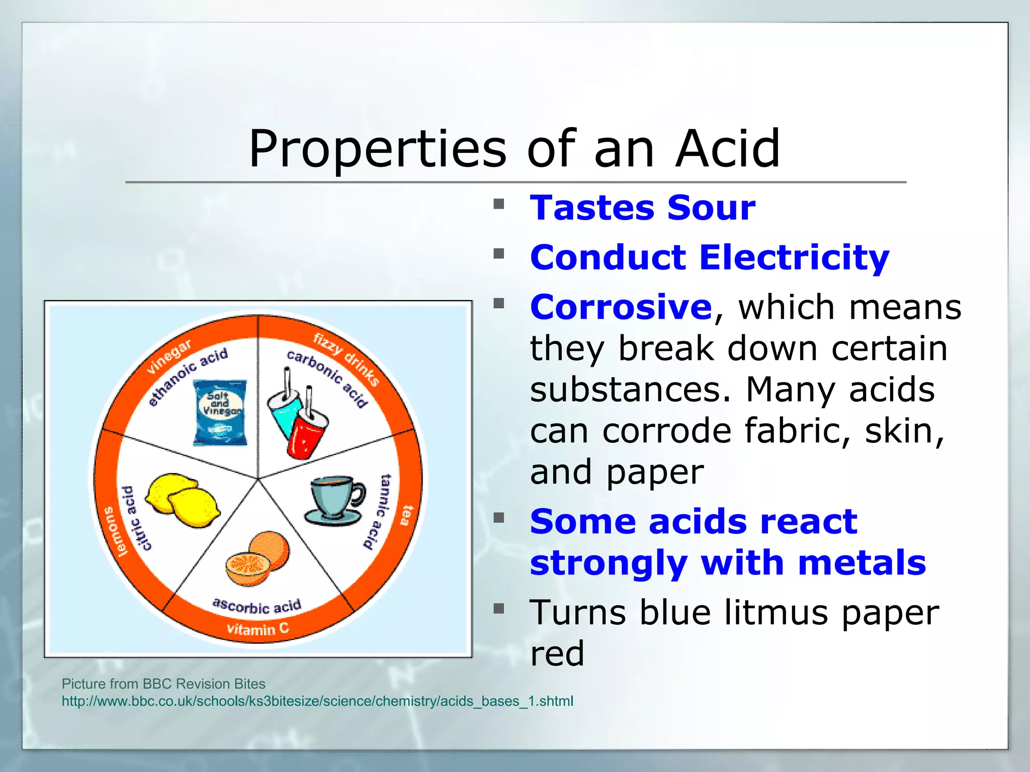 Acid base reactions notes | PPT