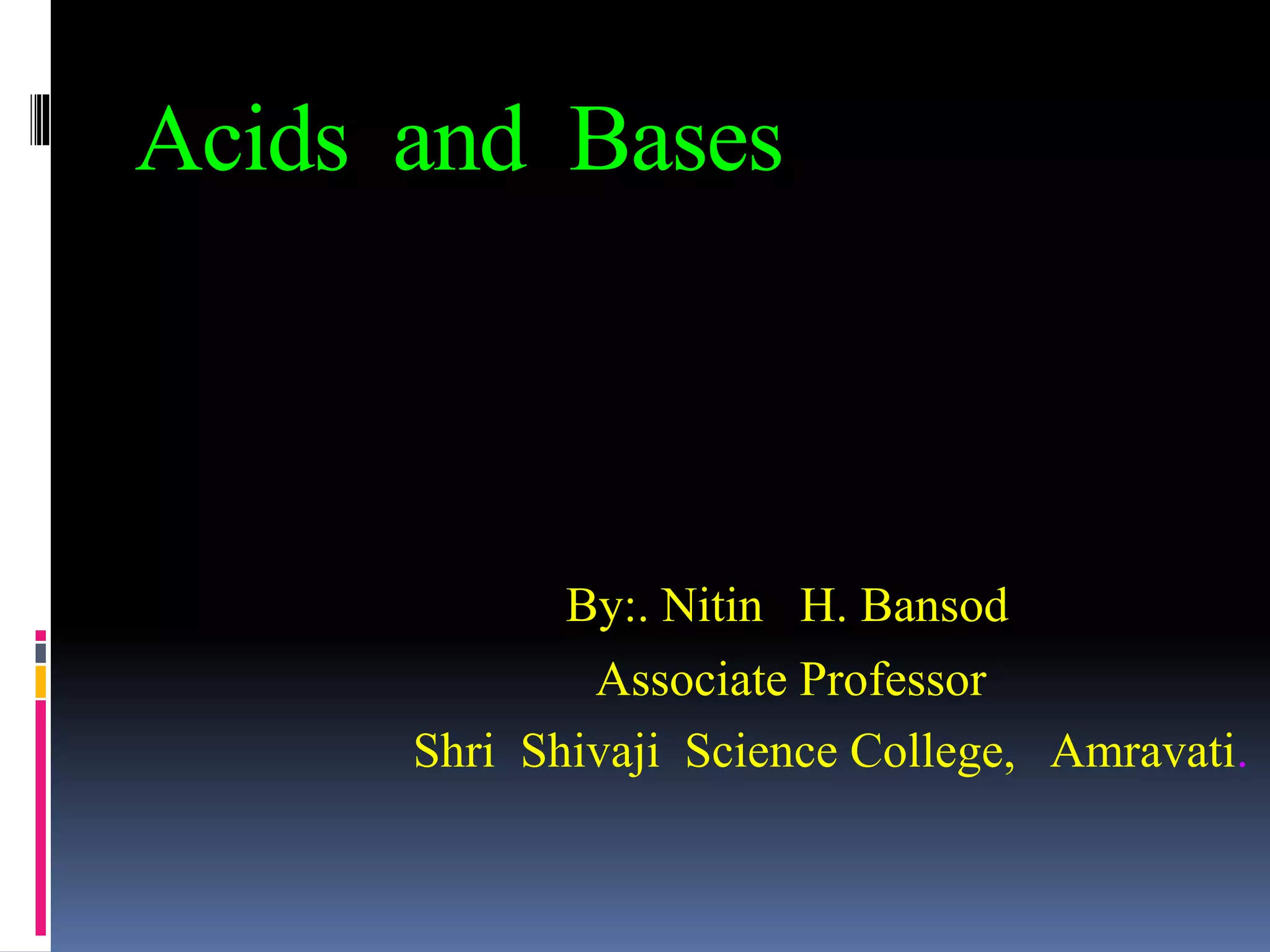 ACID BASE THEORY | PPT