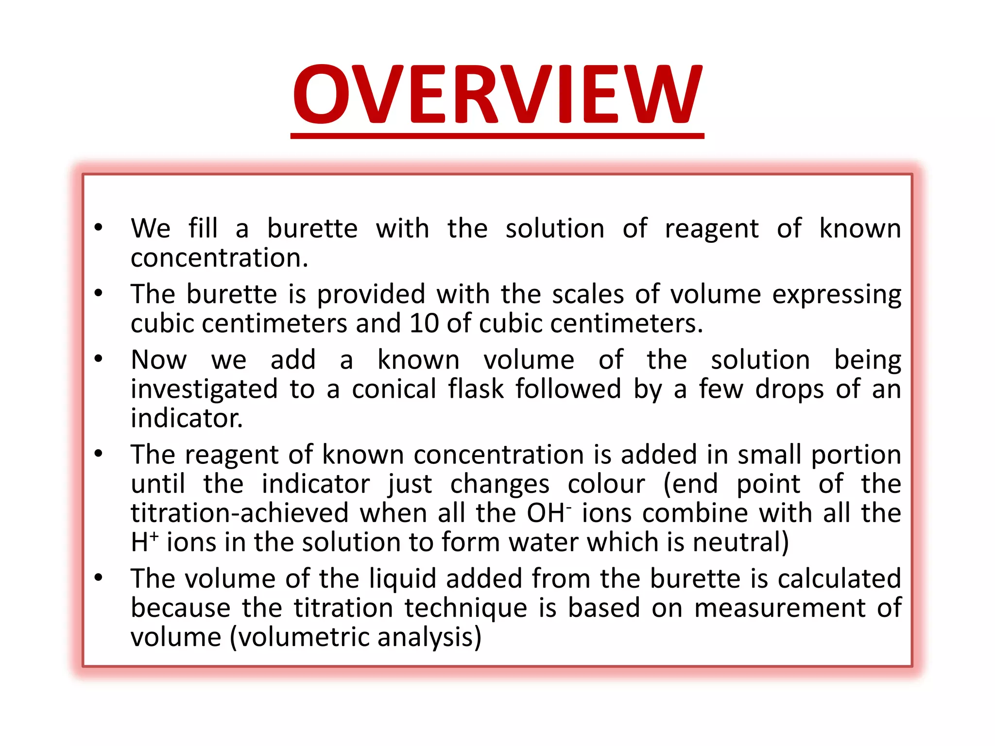 Acid base titration | PDF