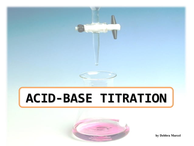 Acid base titration | PDF