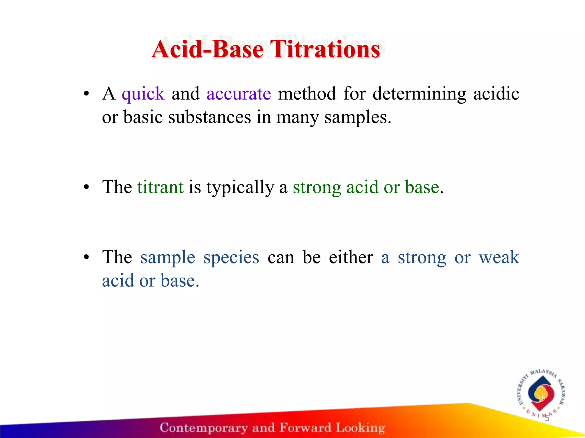 Acid base titration | PPTX