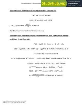 Acid-Base Titration | PDF