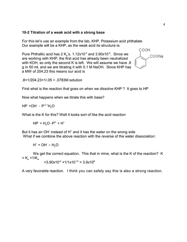 Acid base titrations | PDF