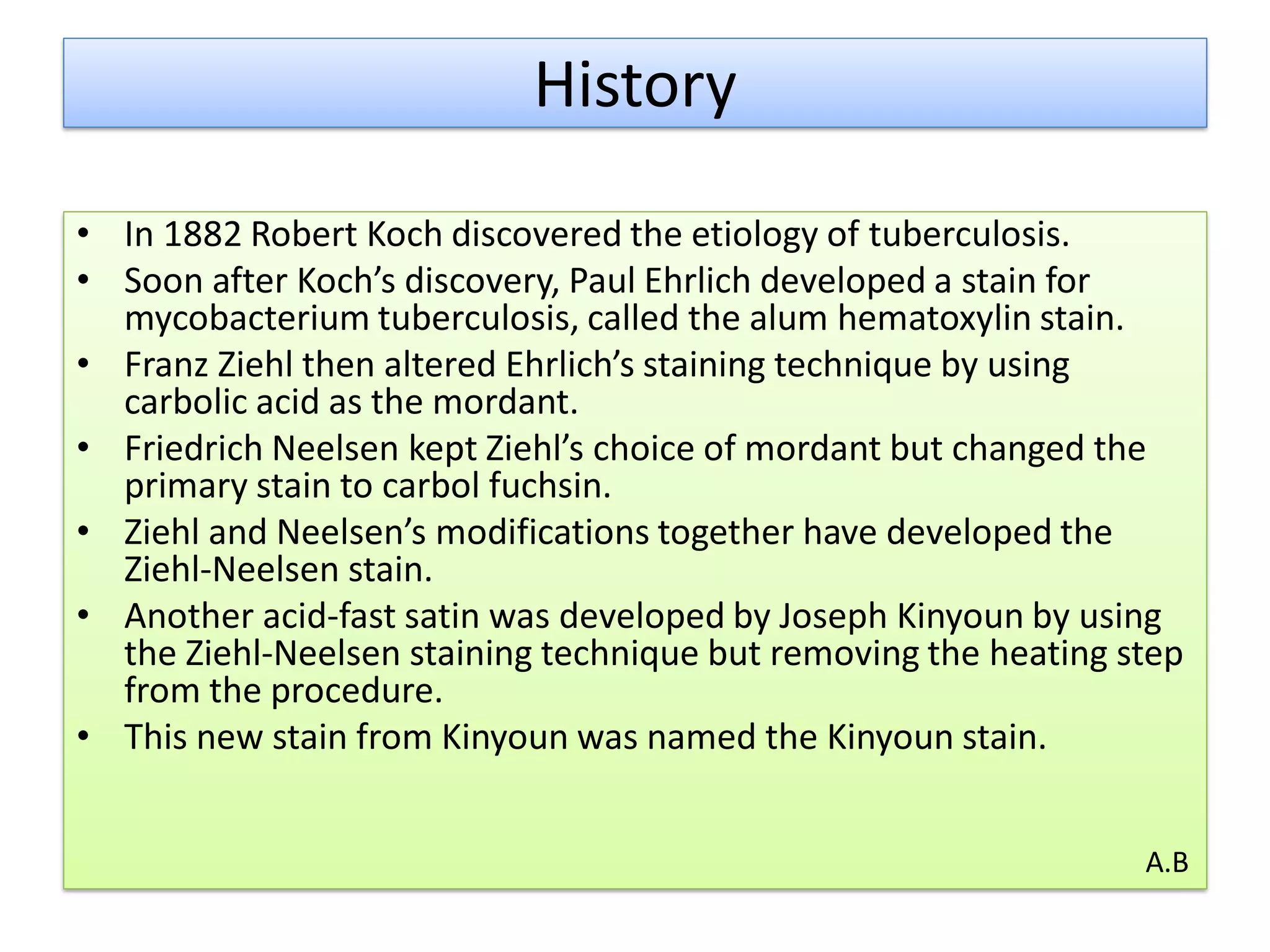 Acid fast staining | PDF