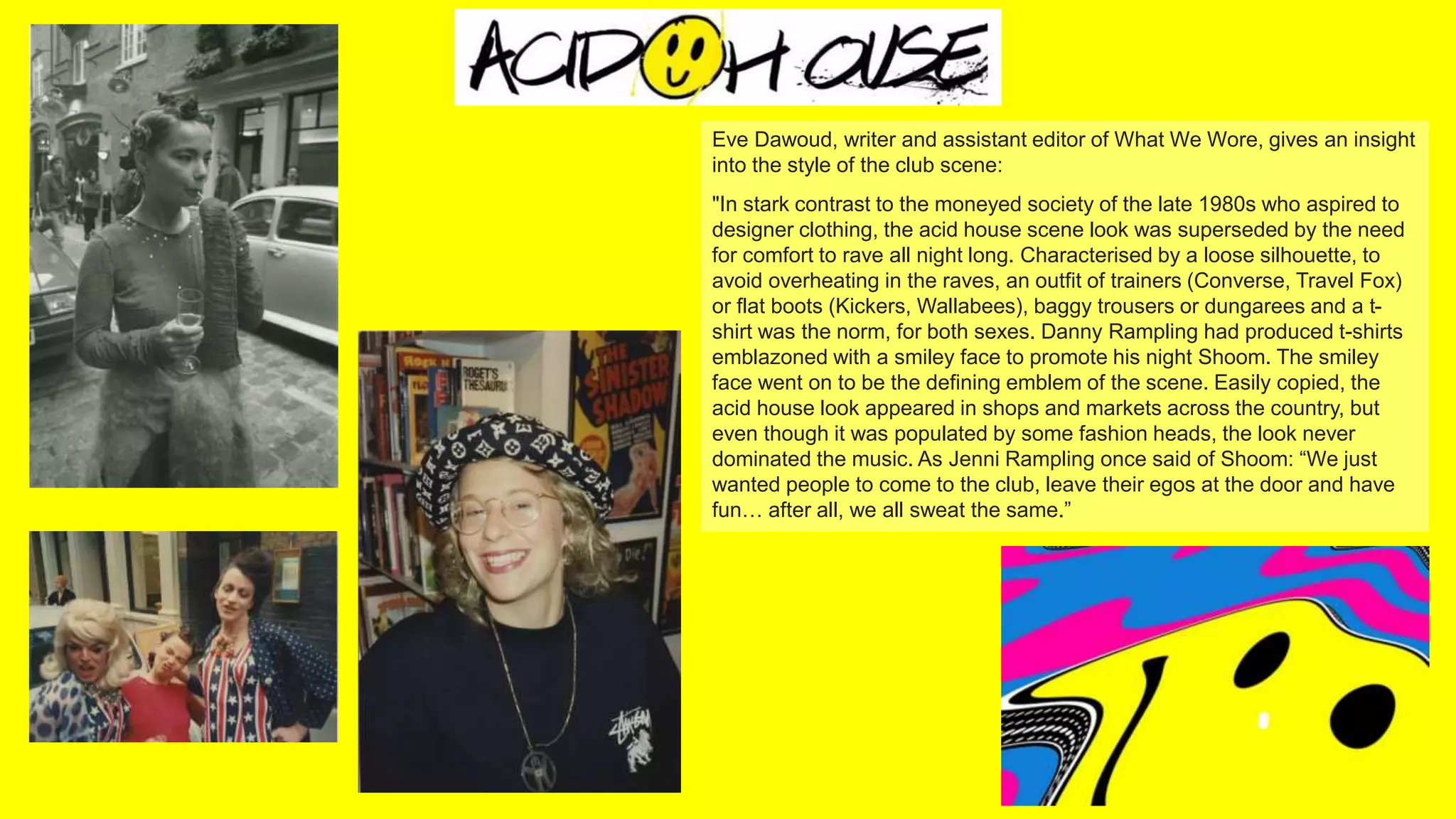 Acid House Style Tribes | PPTX