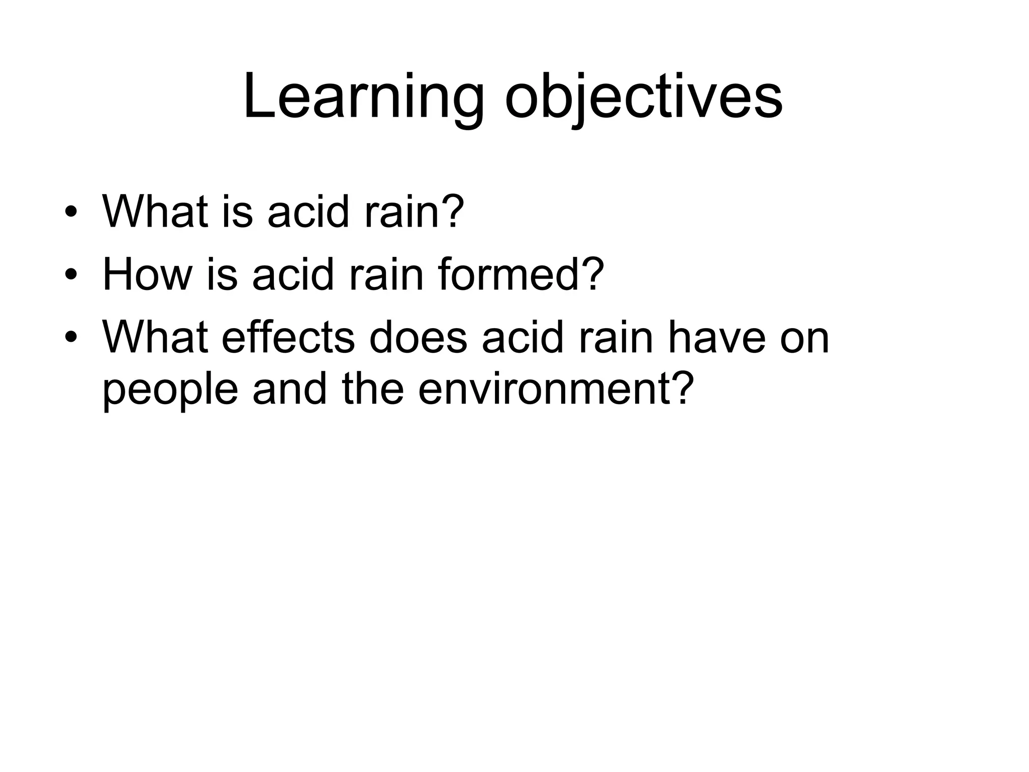 Acid Rain | PPT