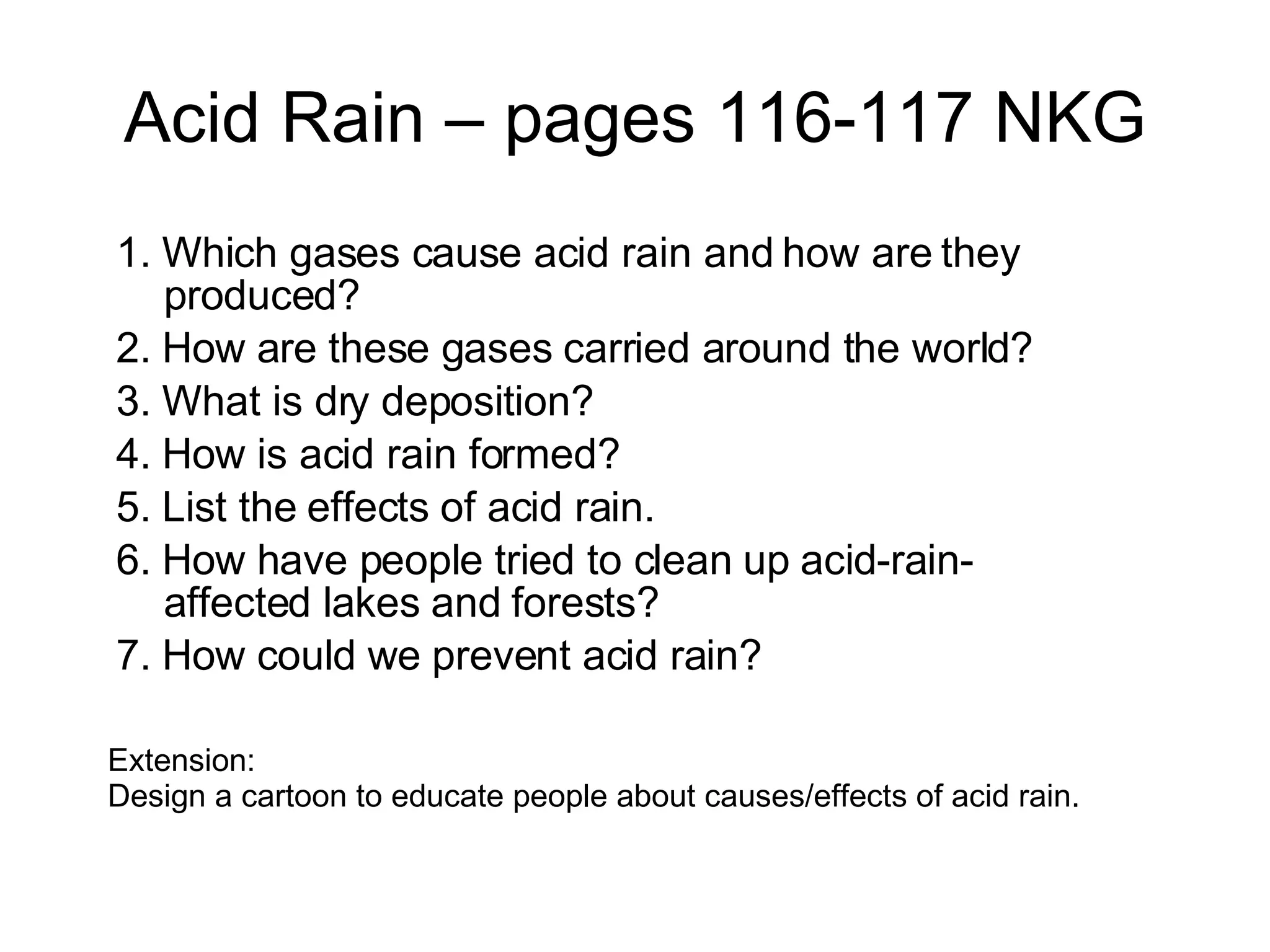 Acid Rain | PPT