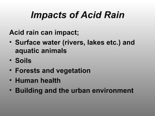 Acid Rain.... | PPT