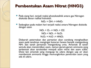 Acid rain ( hujan asam ) | PPT