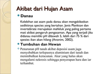 Acid rain ( hujan asam ) | PPT