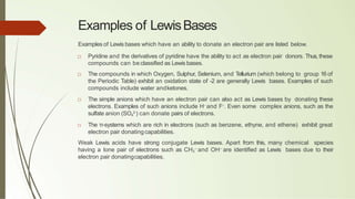 Acid base concepts Acid Base concepts; Arrhenius, Lowery-Bronsted ...
