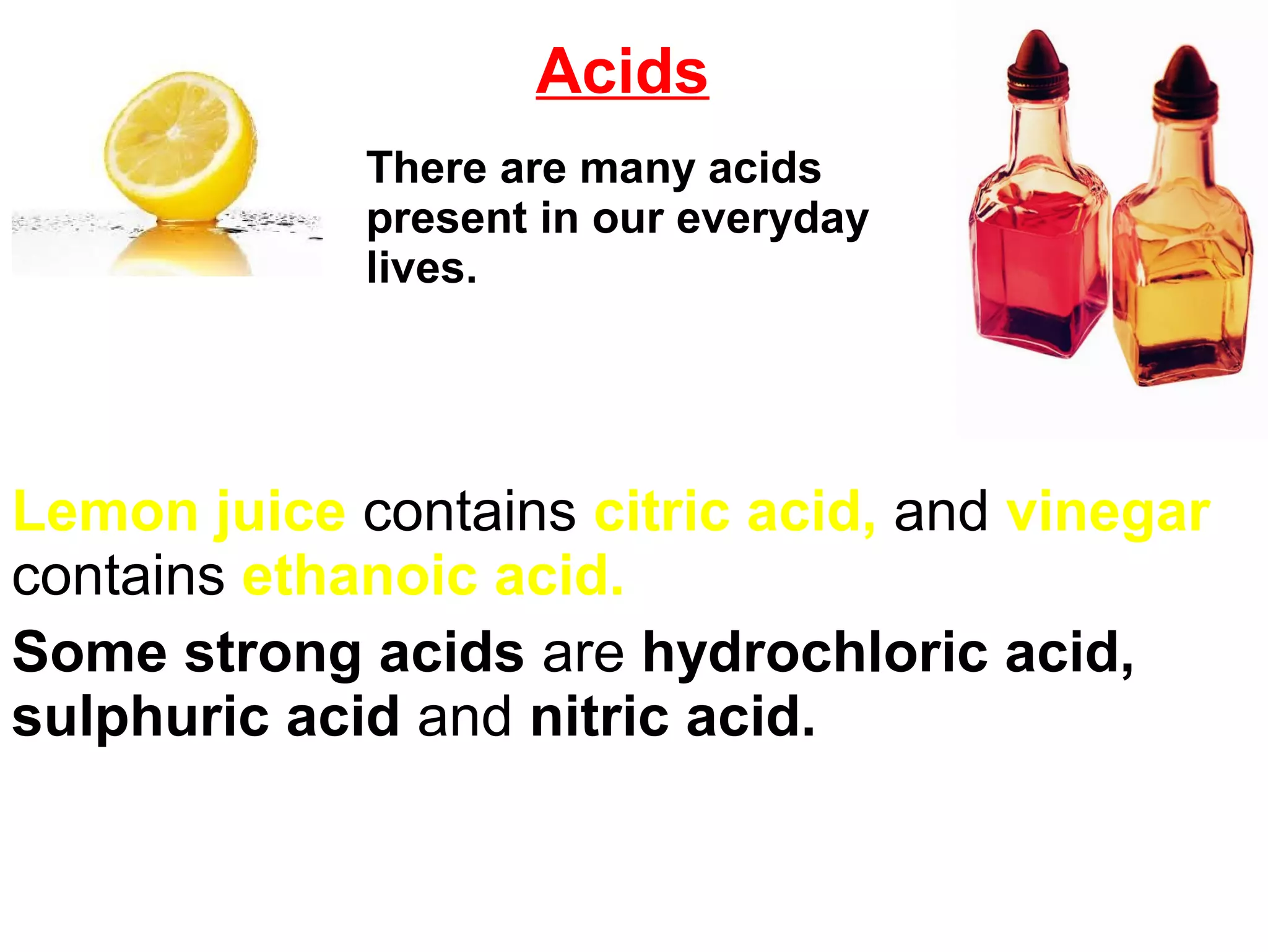 Acid and alkali | PPT