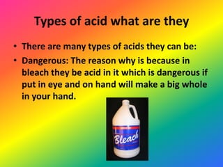 Acid and alkali | PPTX