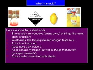 Acid and alkalis Lesson 3 | PPT