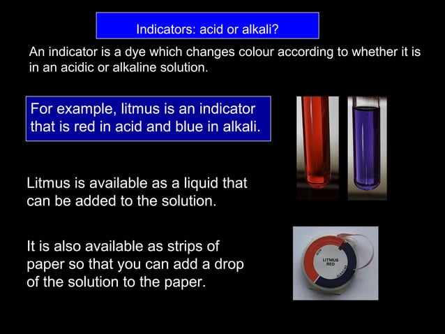 Acid and alkalis Lesson 3 | PPT