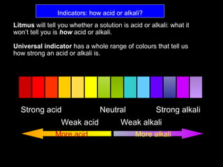 Acid and alkalis Lesson 3 | PPT