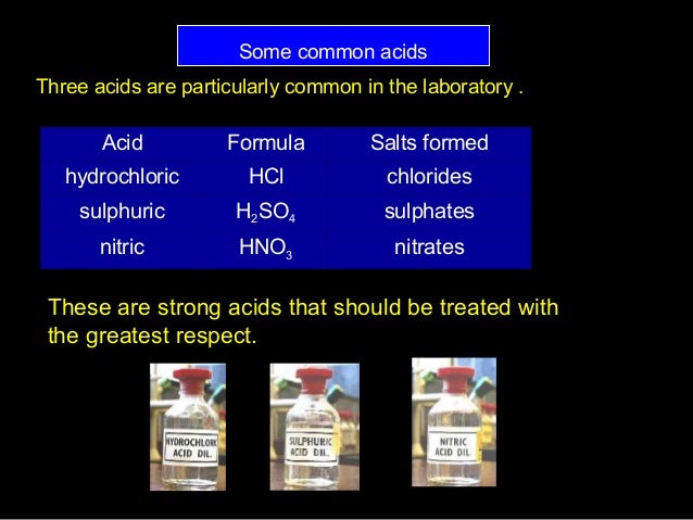 What Are Some Examples Of Acids And Alkalis In Everyday