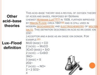 Acid and base | PPTX