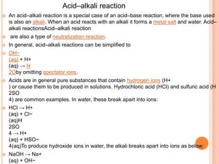 Acid and base | PPTX