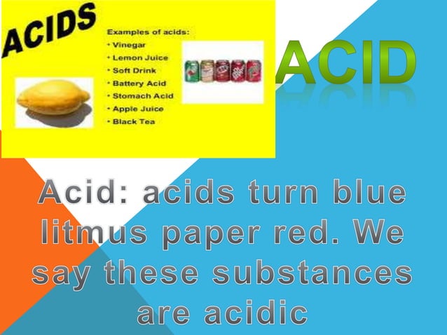 Acid and Base | PPT