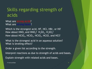 Acid and base | PPT
