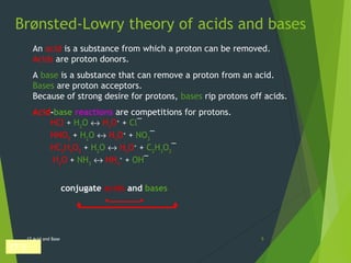 Acid and base | PPT