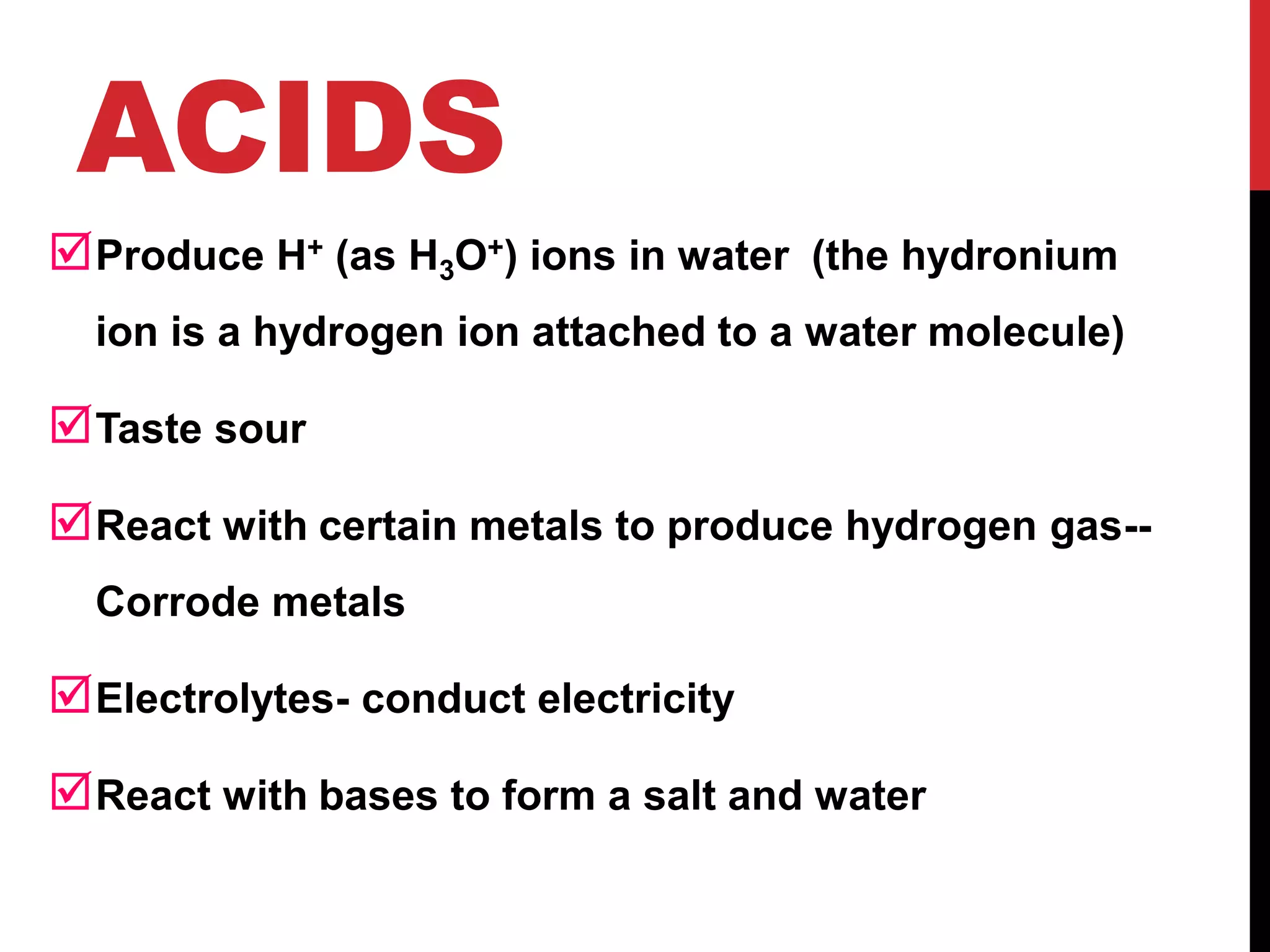 Acid and base | PDF