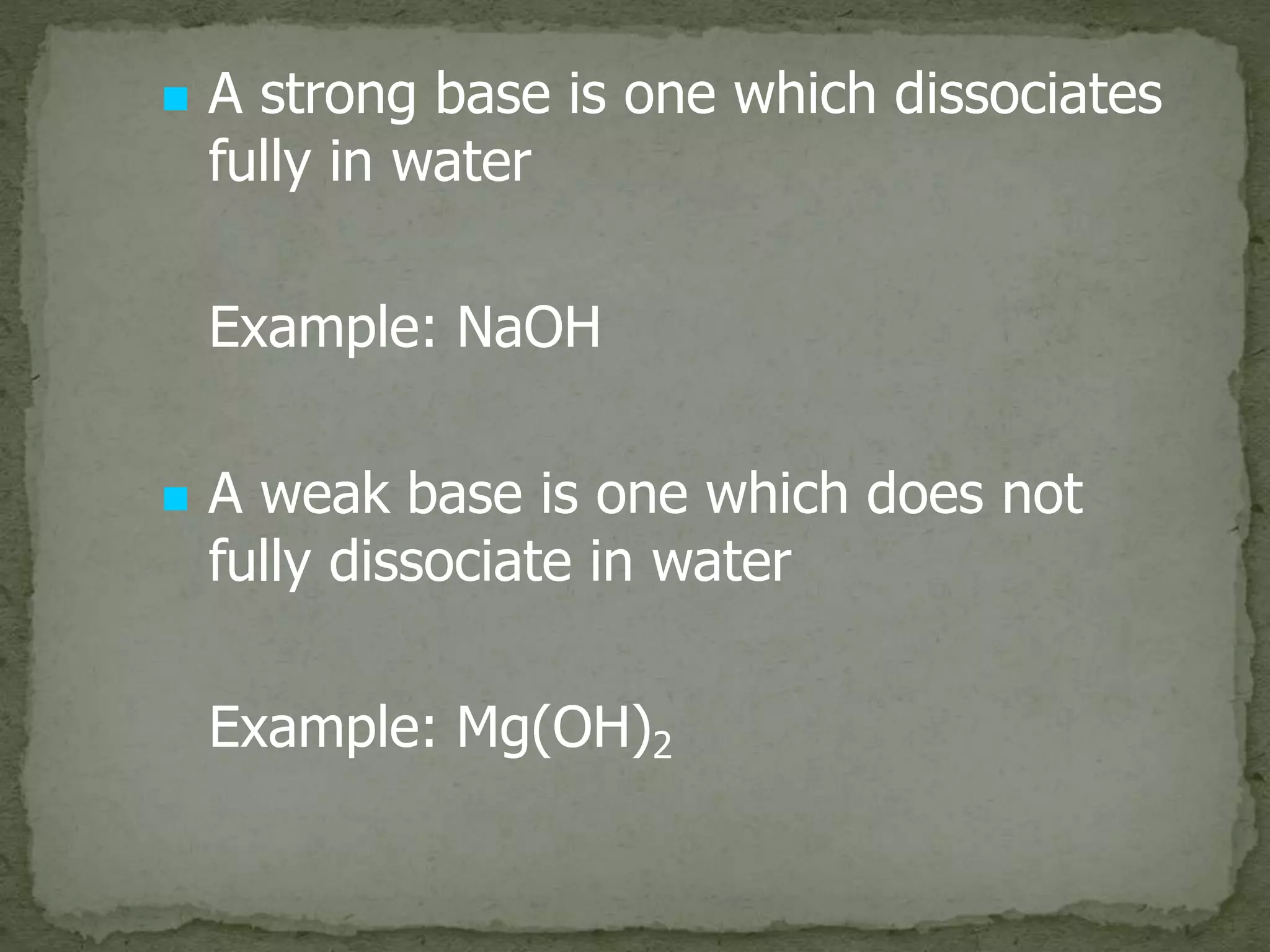 Acid and base theories | PPTX