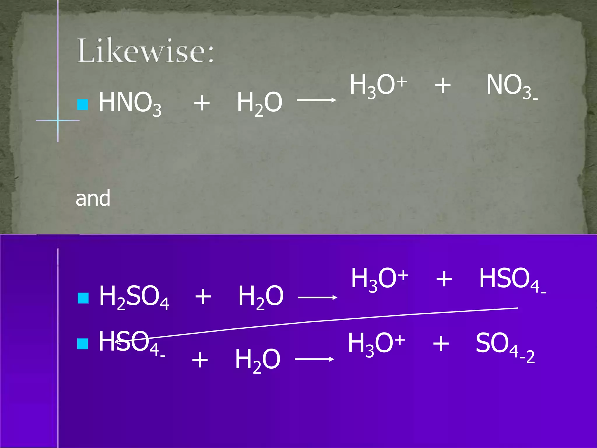Acid and base theories | PPTX