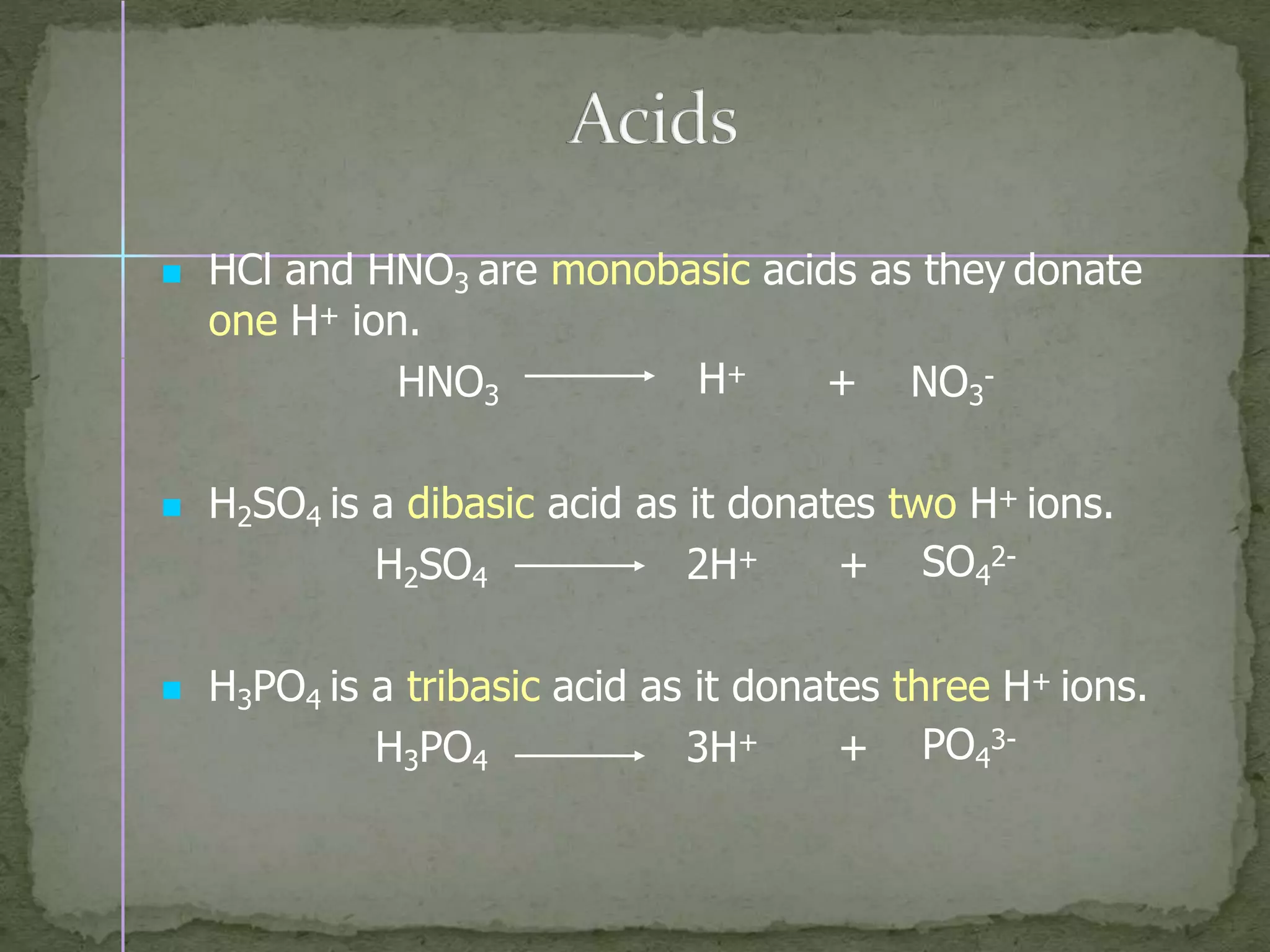 Acid and base theories | PPTX