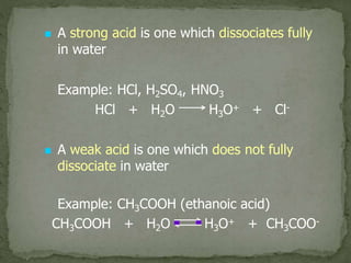 Acid and base theories | PPTX