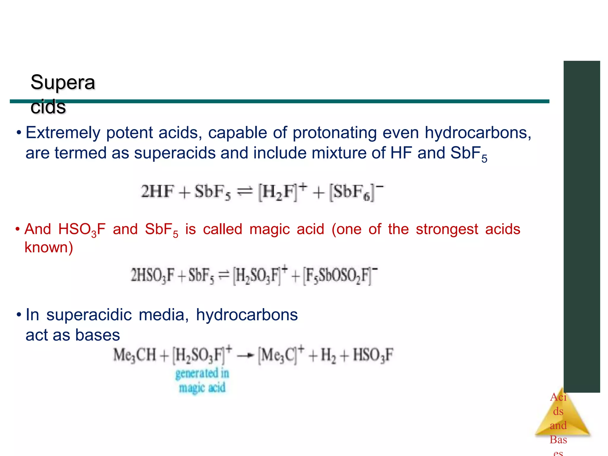 Acid and Base Chemistry.pptx | Chemistry | Science