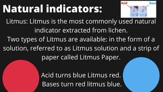 Acid and bases and salts | PPTX