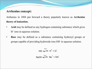 Acid and bases | PPT